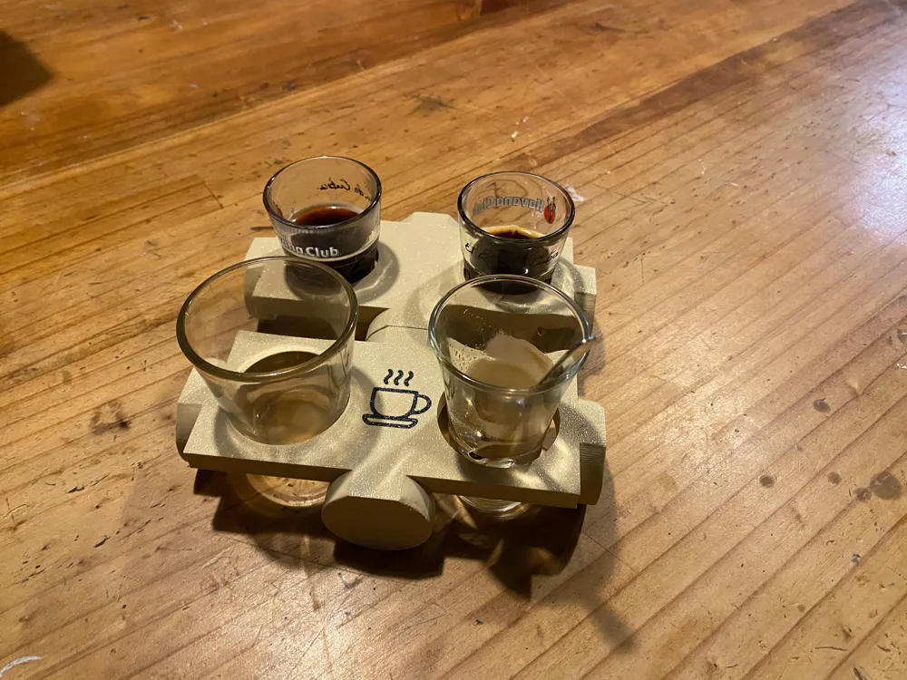 Coffee Holder (2,4 and 6 cups) by Big Simi MakerWorld: Download Free 3D ...