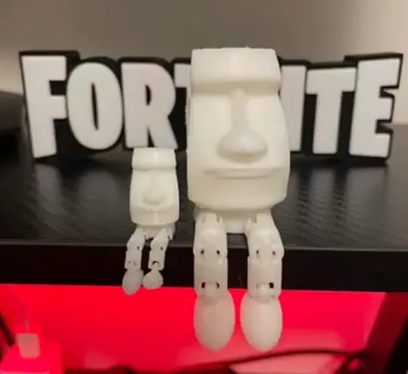 Articulated Moai I moai head with articulated legs by Xl_lx3y - MakerWorld