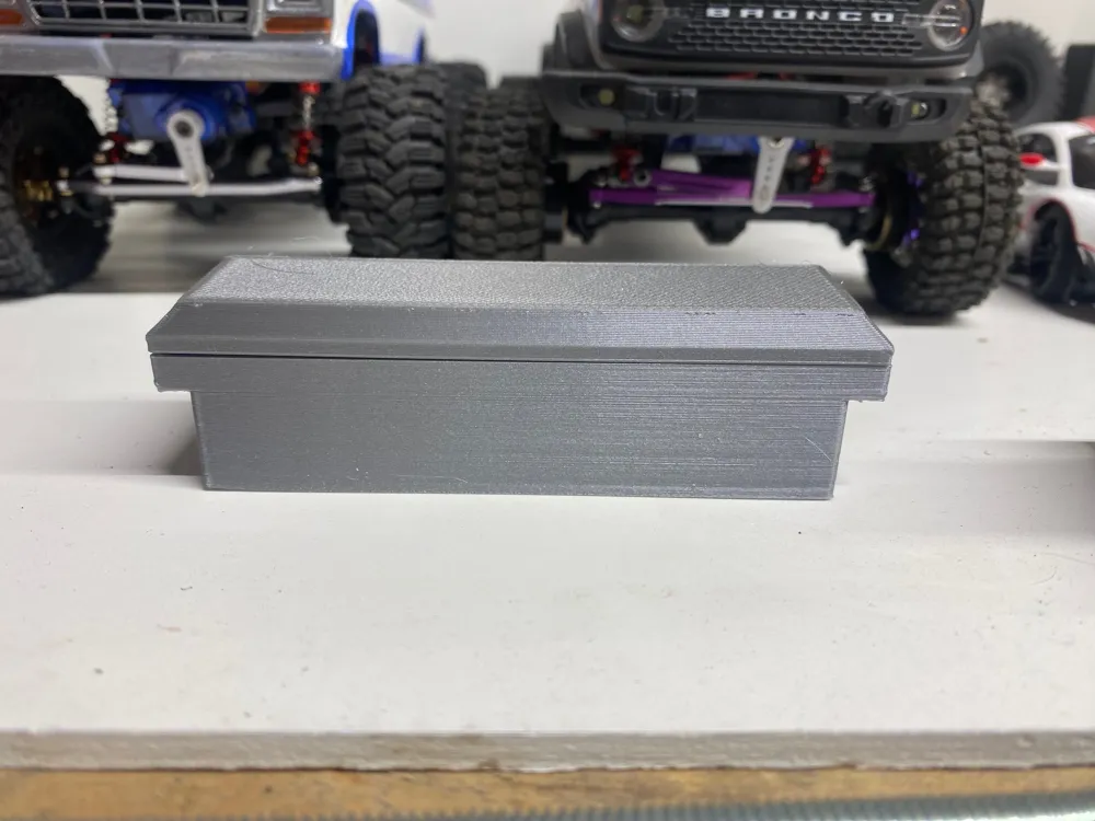 truck bed tool box scalebale 1:24 - 1:10 included - Free 3D Print Model ...