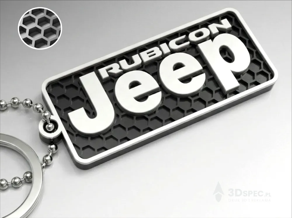 Jeep RUBICON keychain - Free 3D Print Model - MakerWorld