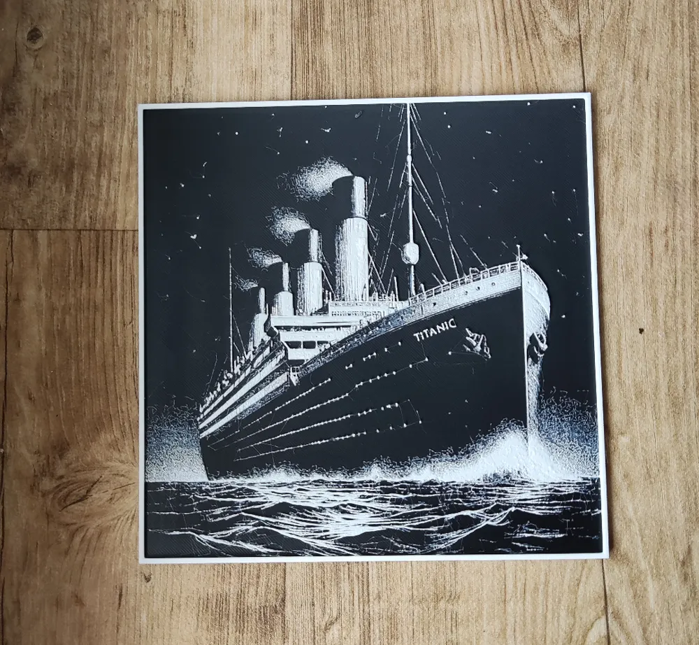 Titanic hueforge by Fantomas MakerWorld: Download Free 3D Models