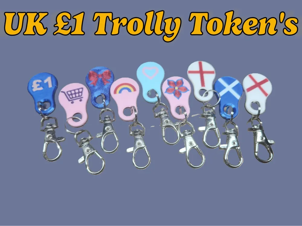 UK £1 Trolly Token's by WT 3d Print Designs MakerWorld: Download Free ...