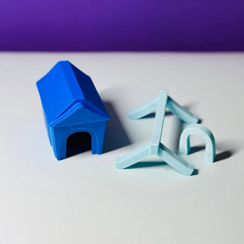 3D Printed Modular Dog House – Toy Shelter forPets - Free 3D Print ...