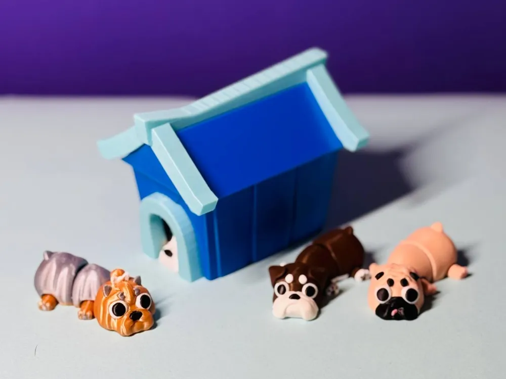 3D Printed Modular Dog House – Toy Shelter forPets - Free 3D Print ...