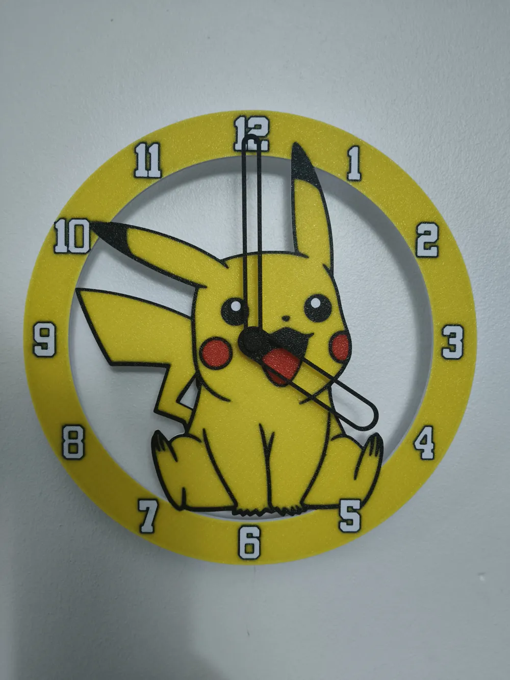 Pikachu Clock - Free 3D Print Model - MakerWorld