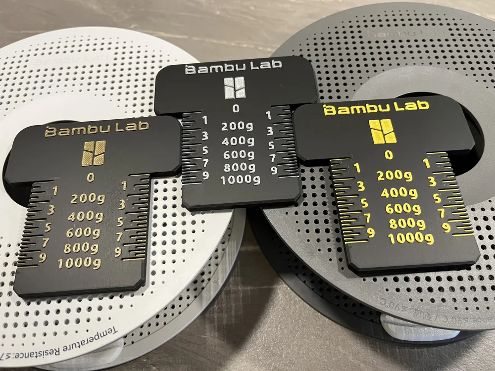 Filament Spool Meter 1 Color+AMS - Free 3D Print Model - MakerWorld