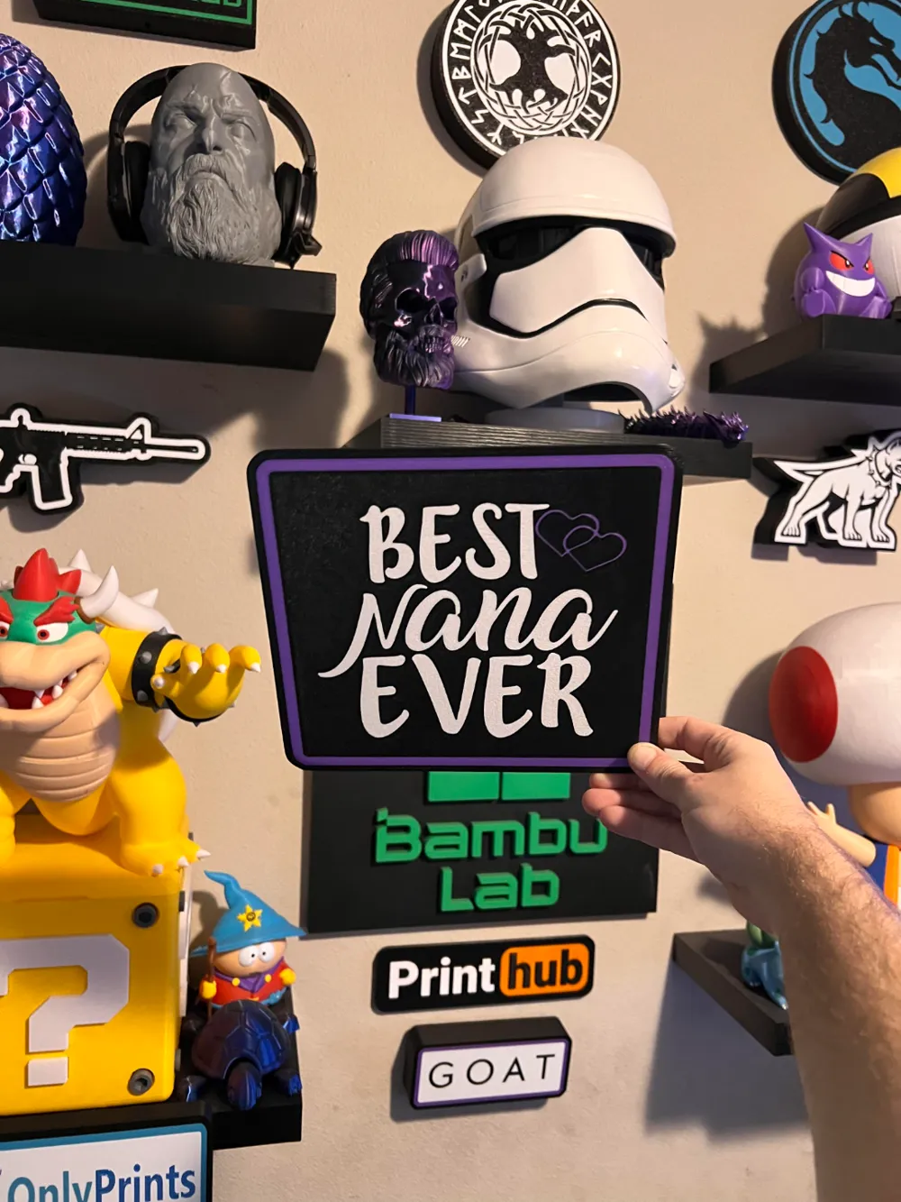Best Nana Ever LED Lamp - Free 3D Print Model - MakerWorld