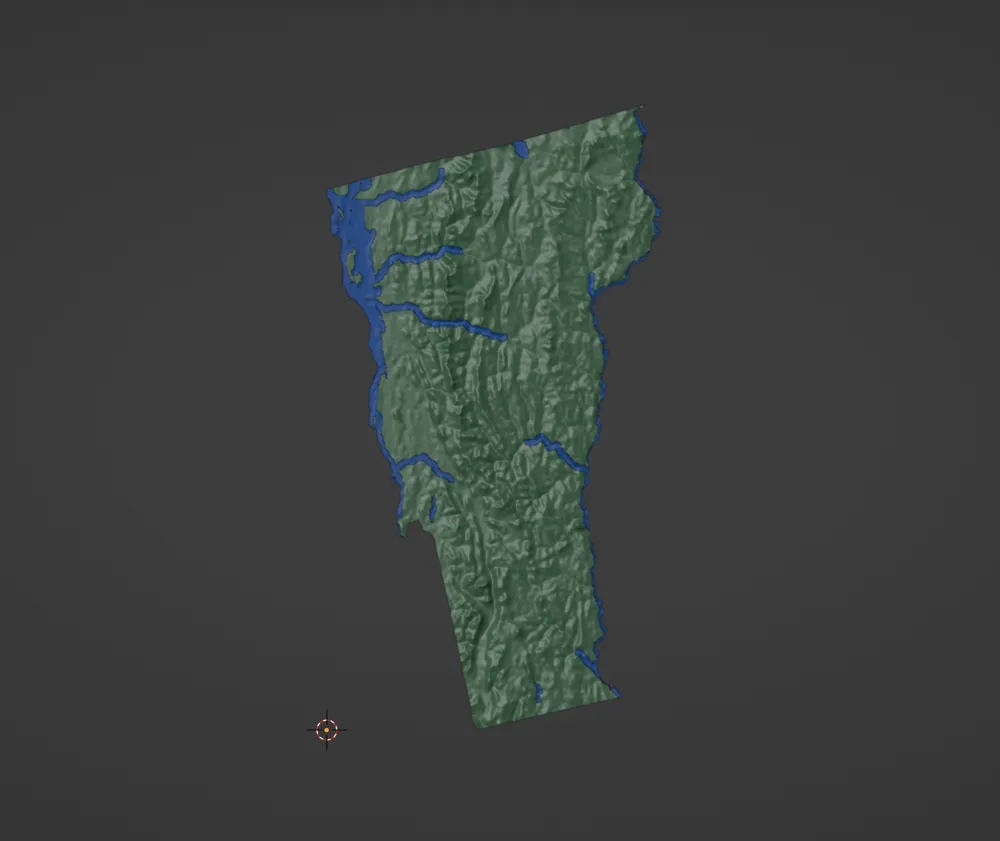 Vermont, USA (VT) Topographic Map by Anson Liu - MakerWorld