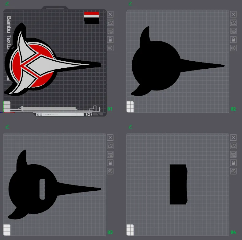 Klingon Empire LED Lamp by BeeTee 3D - MakerWorld