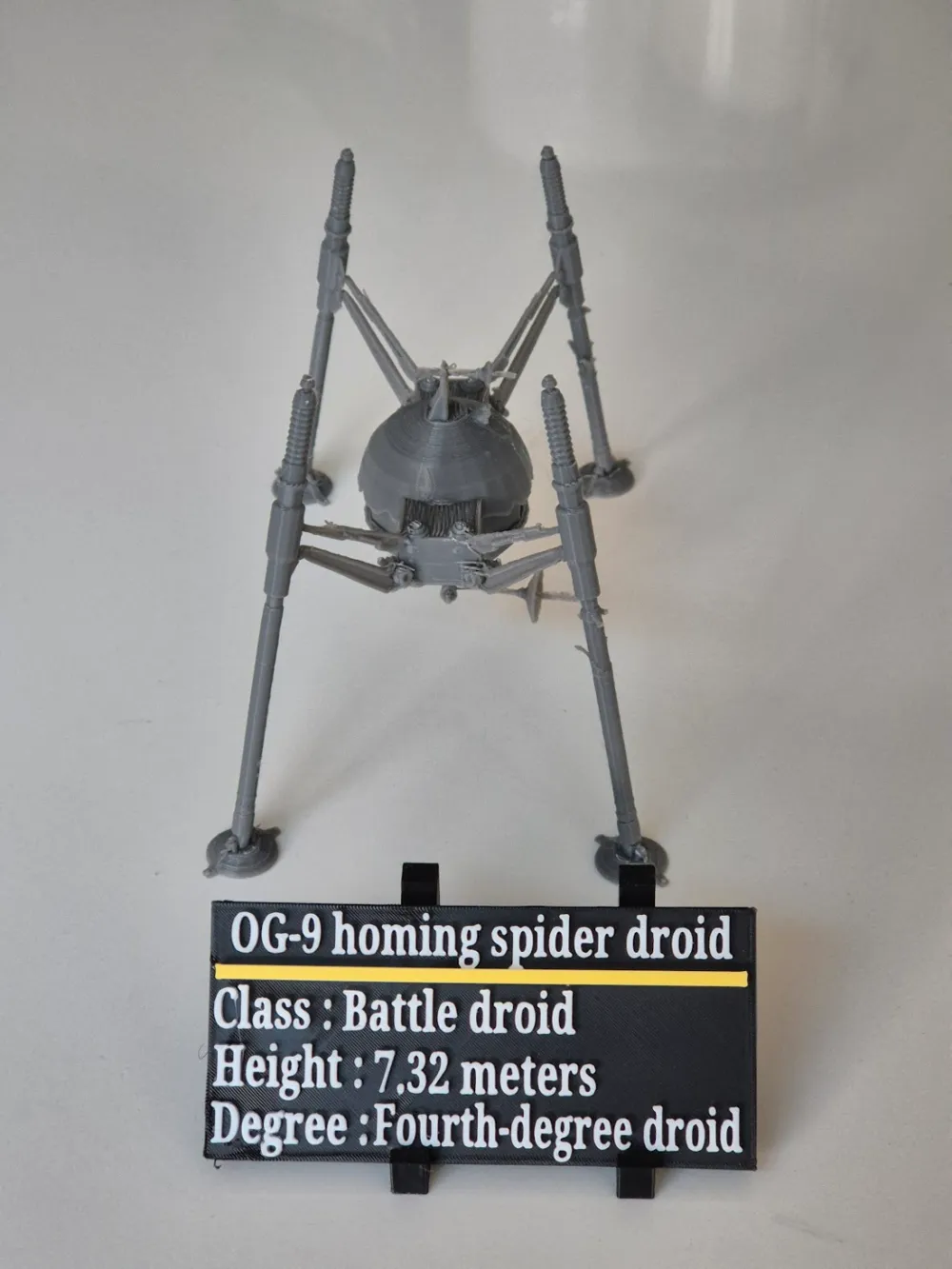 Star wars display: OG-9 homing spider droid. by CrazyCatnip Studios ...
