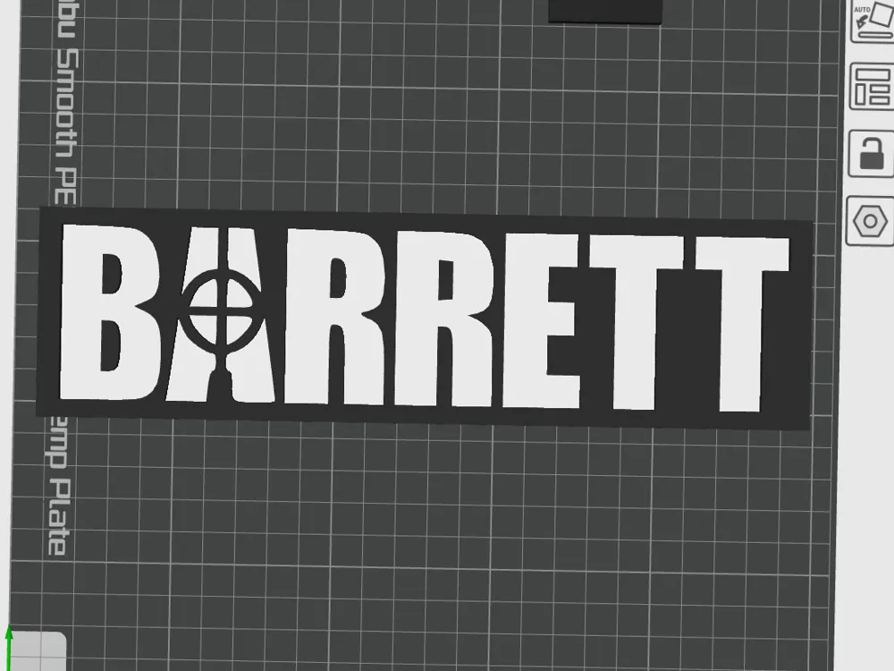Barrett Firearms Logo Wall Sign by AHensley - MakerWorld