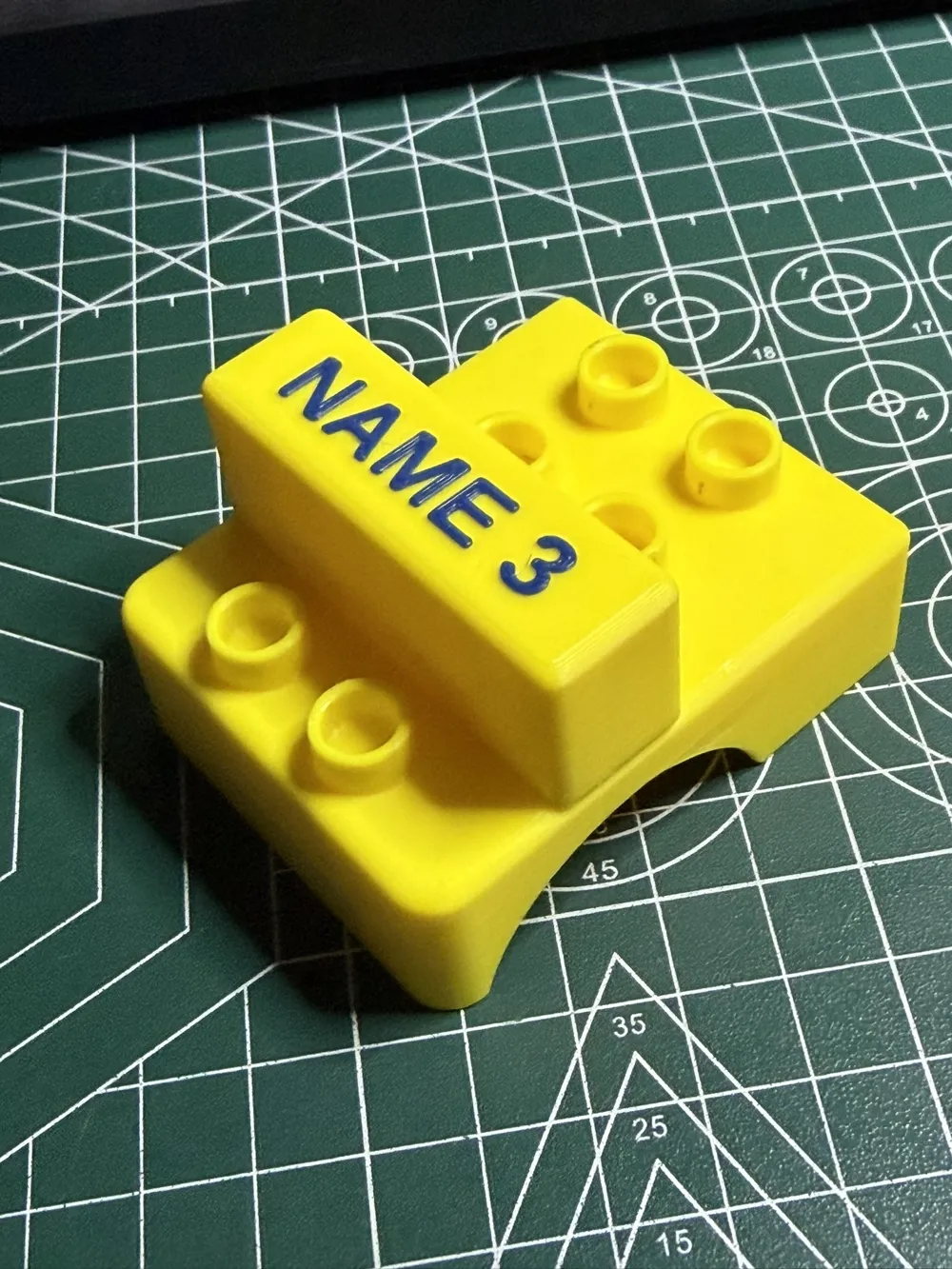 Custom nameplate brick - Duplo compatible - Free 3D Print Model ...