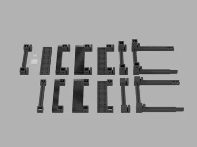 AMS/AMS 2 pro Universal Stand + Gridfinity/Plates Remixed by SThane ...