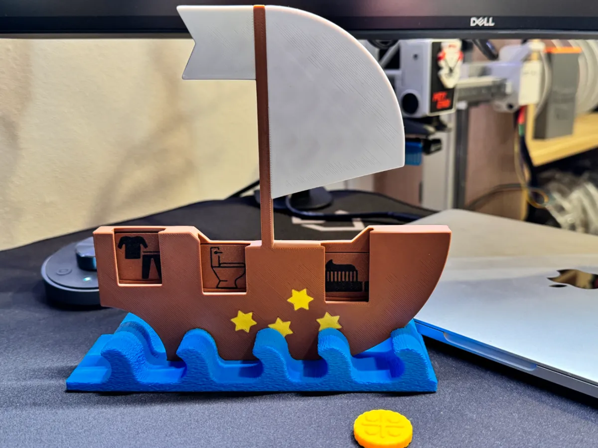 Captain's Routine: The Interactive Evening Tracker - Free 3D Print ...