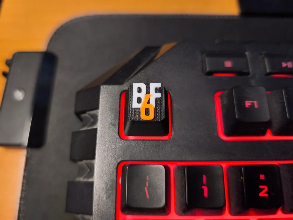 Battlefield 6 Keycap for Membrane Keyboard - Free 3D Print Model ...