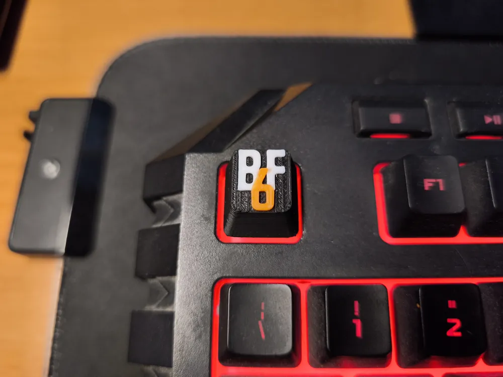 Battlefield 6 Keycap for Membrane Keyboard - Free 3D Print Model ...