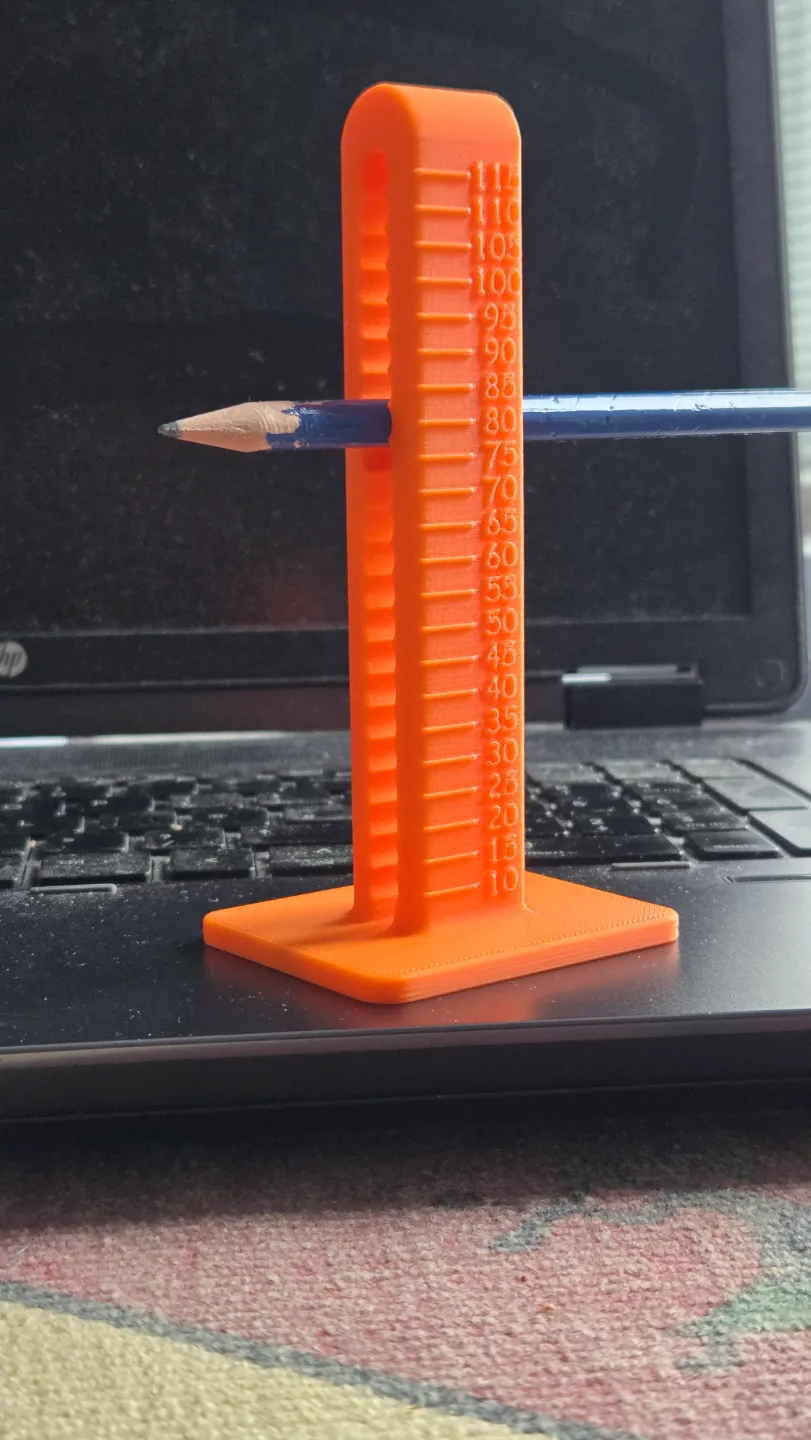 Pencil Height Marker by kevr102 - MakerWorld