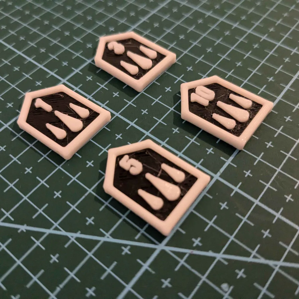 Warhammer 40k Wound Markers - Free 3D Print Model - MakerWorld