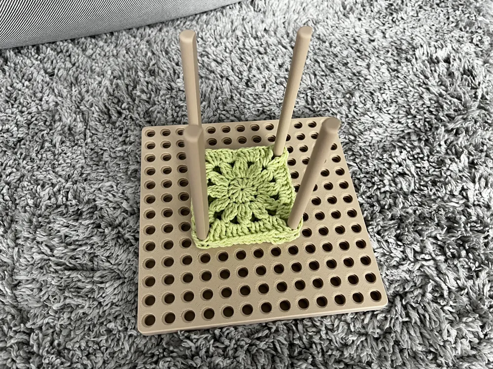 Strong Parametric Granny Square Blocking Board by Adam MakerWorld ...