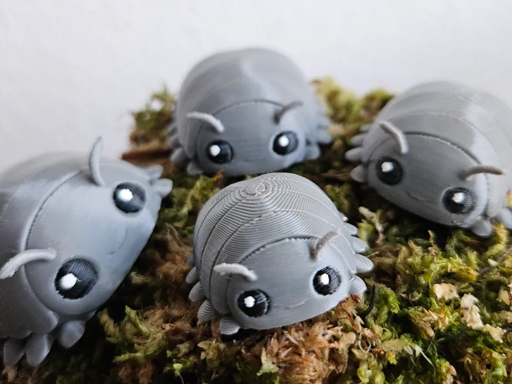 Isopod Buddies | Cute Miniature Desk Buddy - Free 3D Print Model ...