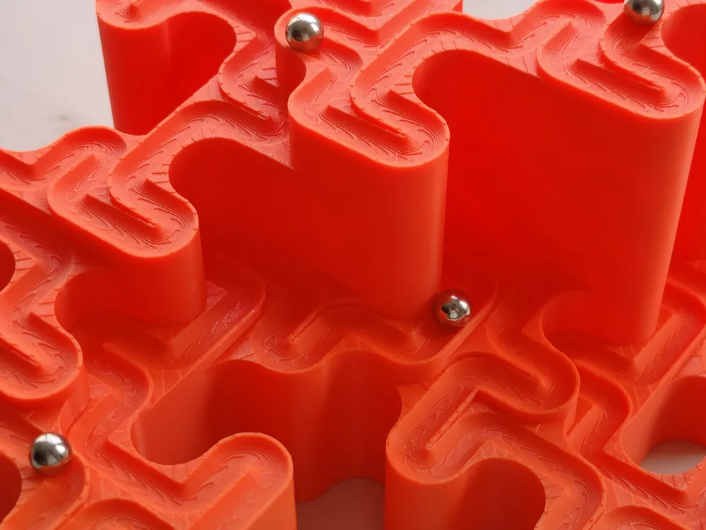 Twin Dragon Fractal Marble Run (Davis–Knuth Curve) - Free 3D Print ...