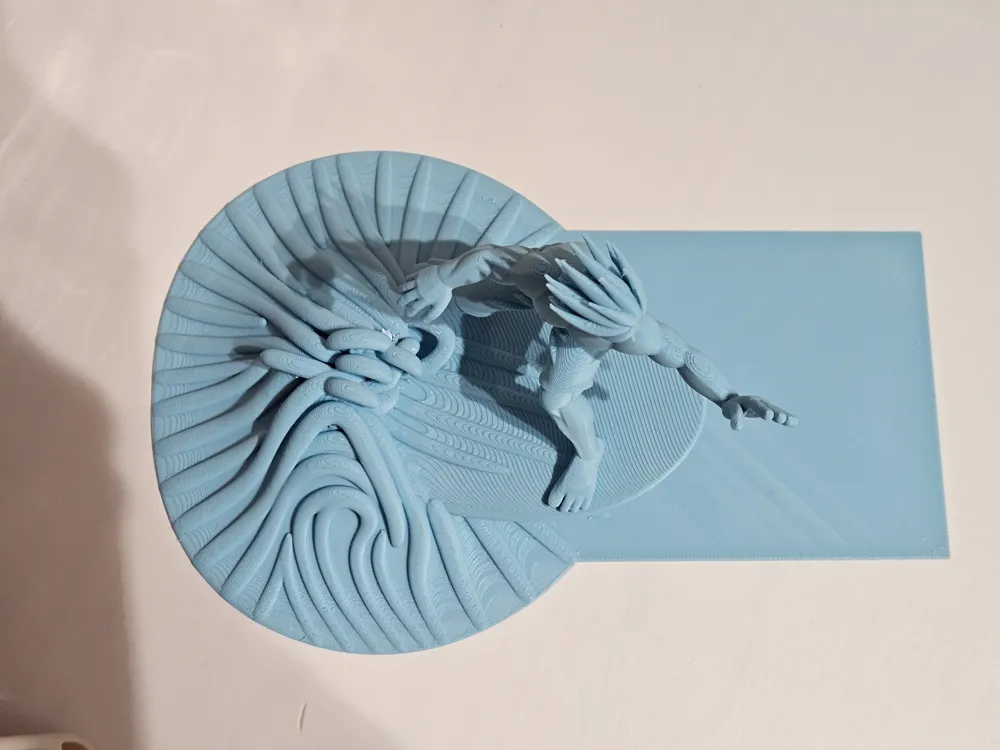 BookEnd – Surfing Bookend - Free 3D Print Model - MakerWorld