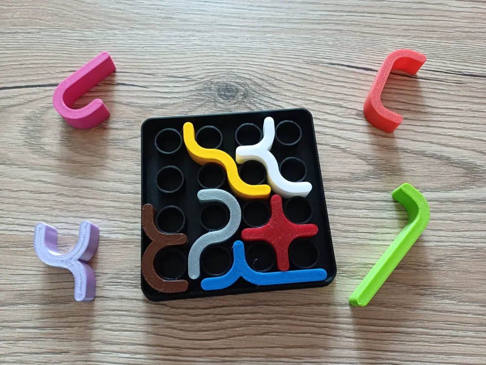 Curves puzzle for kids by Kiron 21 - MakerWorld