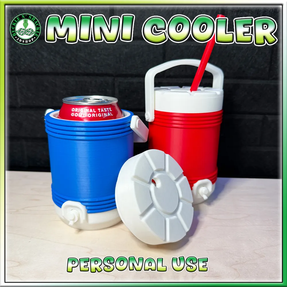 Mini Cooler - Standard 12oz 355ml - Personal Use - Free 3D Print Model ...