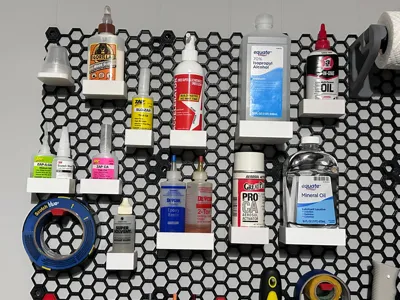 Various storage bins HSW Honeycomb Storage Wall by cmcraig2 - MakerWorld