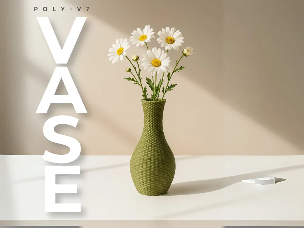 Poly-V7 Vase - Free 3D Print Model - MakerWorld