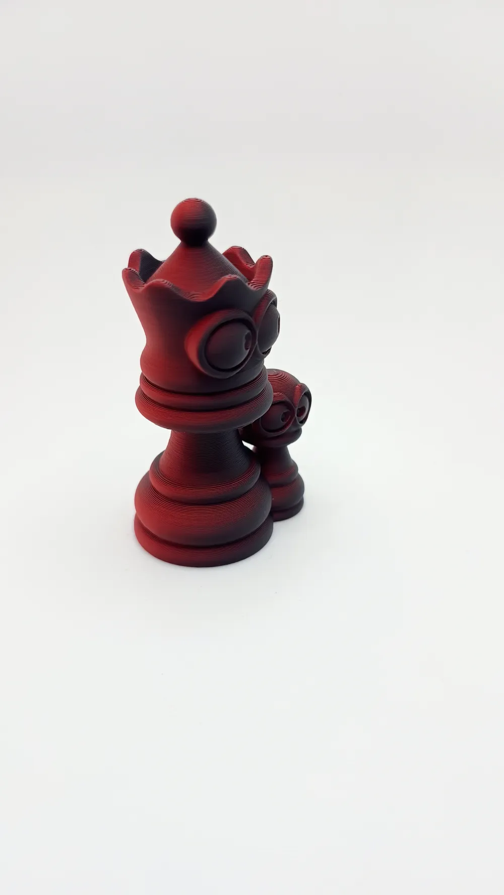 Chess Queen with Googly Eyes - Free 3D Print Model - MakerWorld