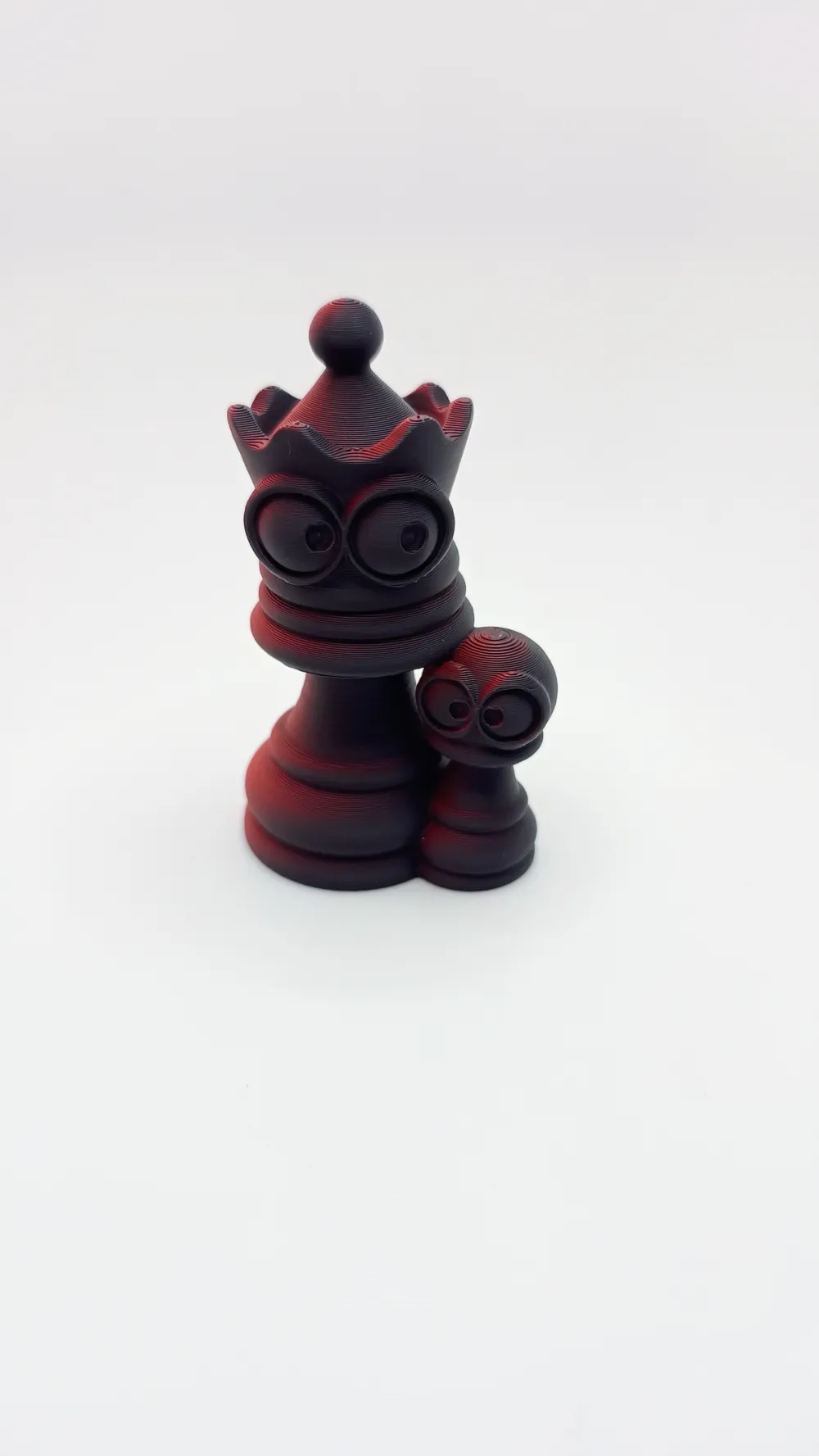 Chess Queen with Googly Eyes - Free 3D Print Model - MakerWorld