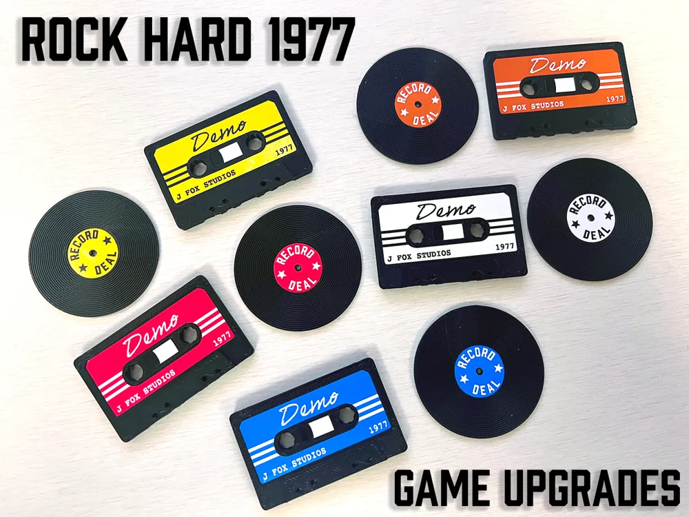 Mejoras de las piezas del juego Rock Hard de 1977 por SH Designs ...