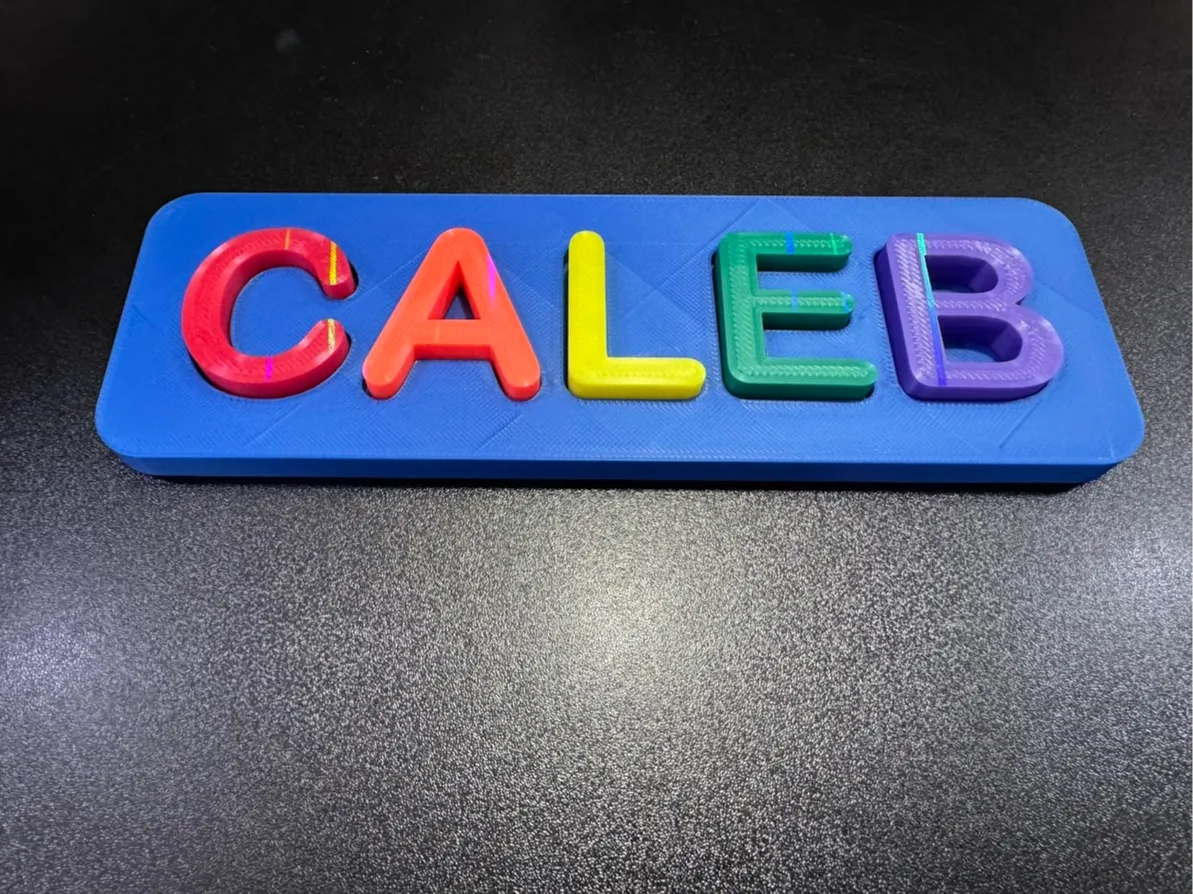 Caleb Toddler Puzzle by Hsiang Hui MakerWorld: Download Free 3D Models