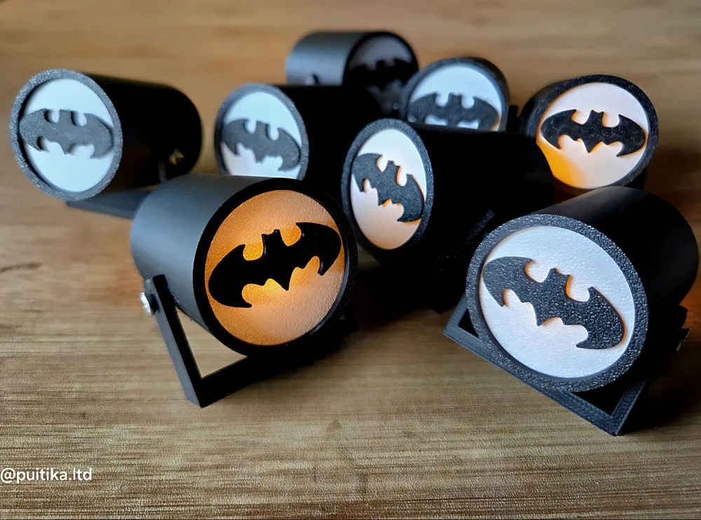 bat signal - batman candle light - bat lamp - Free 3D Print Model ...