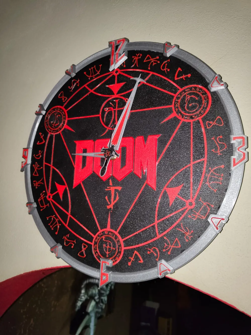 wall clock DOOM by Domestos MakerWorld: Download Free 3D Models