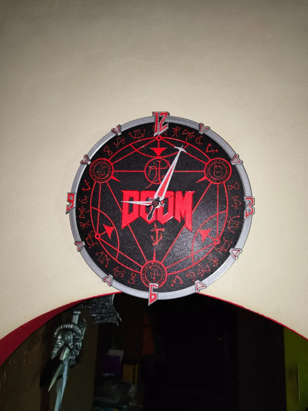 wall clock DOOM by Domestos MakerWorld: Download Free 3D Models