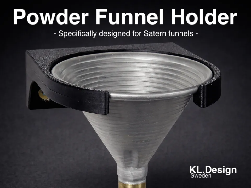 Satern Powder Funnel Holder - Free 3D Print Model - MakerWorld
