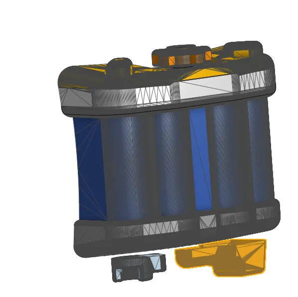 PVS-31 battery pack (designed as powerbank) - Free 3D Print Model ...