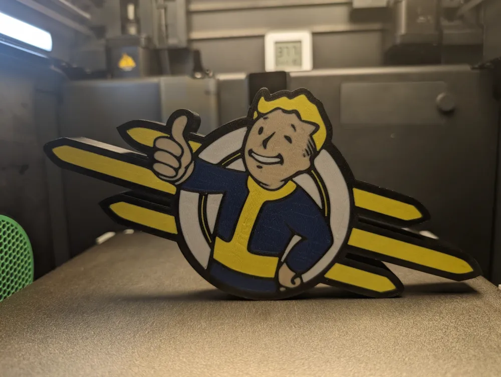 Fallout Vault Boy LED Sign by Schneewittchen - MakerWorld
