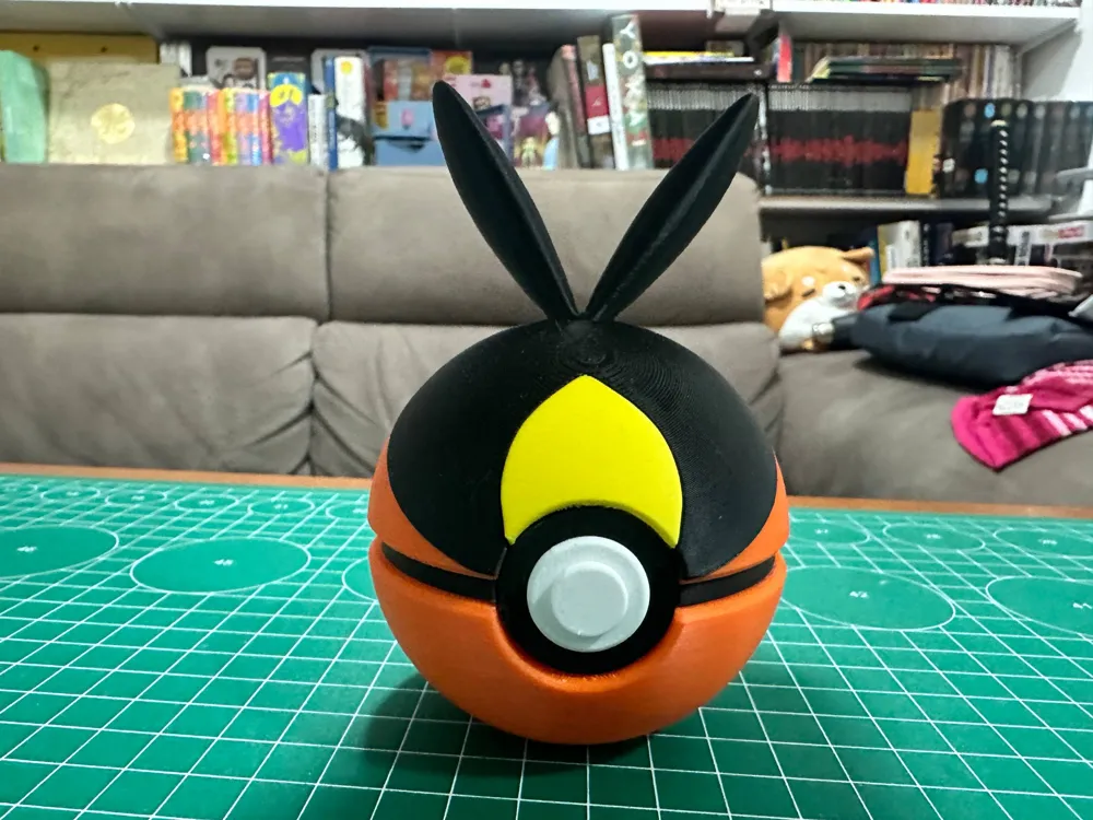 Tepig Pokéball - Modello di stampa 3D gratuito - MakerWorld