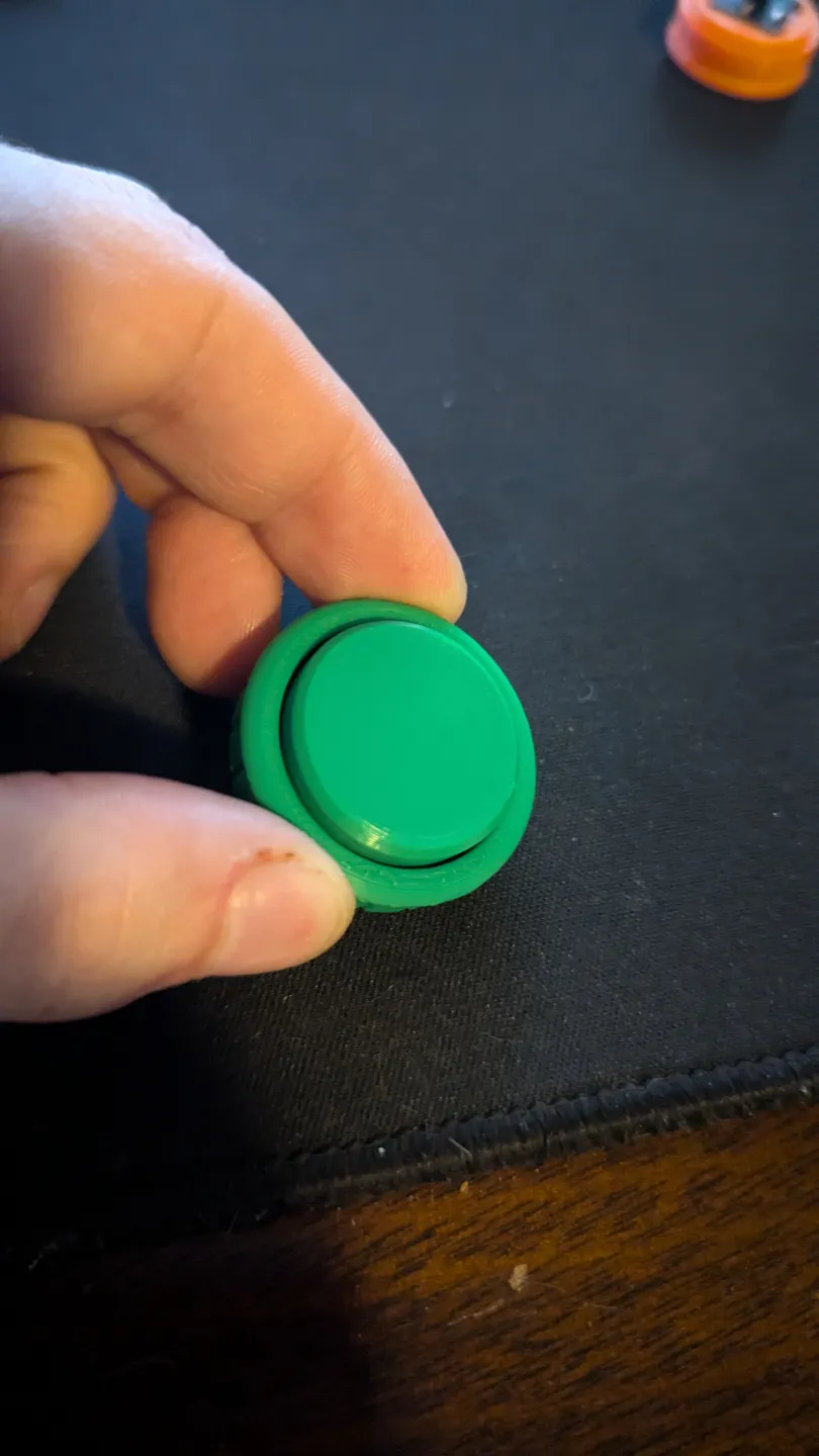 30mm Low Profile Cherry MX Arcade Button Remixed by JT3DD - MakerWorld