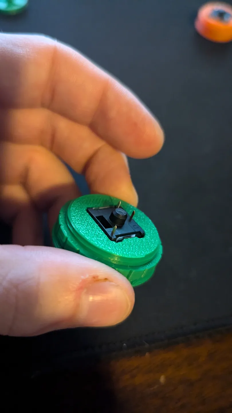 30mm Low Profile Cherry MX Arcade Button Remixed by JT3DD - MakerWorld