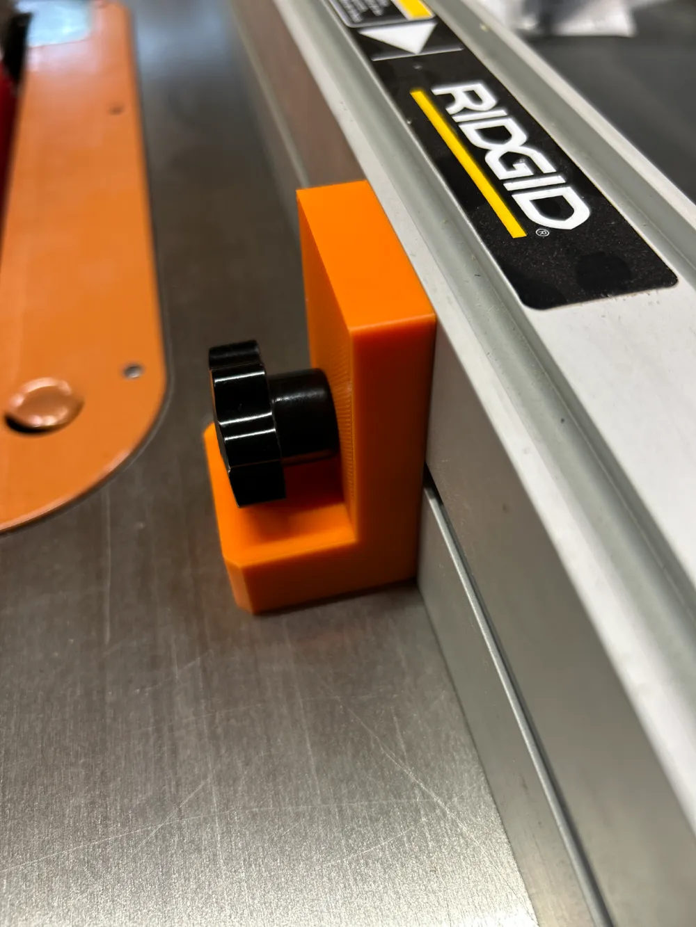 Ridgid Table Saw Fence Stop Block by DamianB2 - MakerWorld
