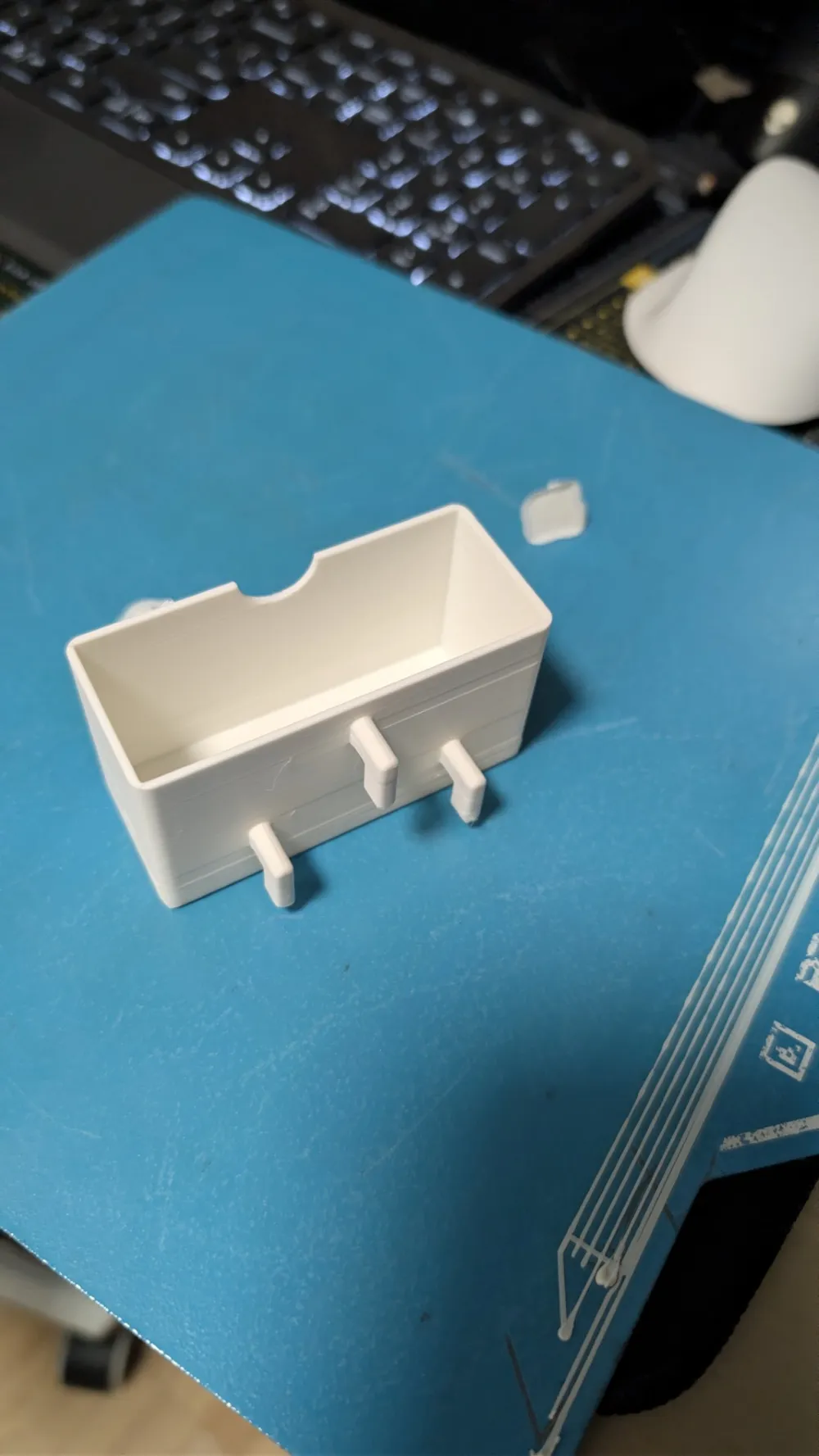 IKEA Skadis Mount for Niimbot D110 Label Printer - Free 3D Print Model ...