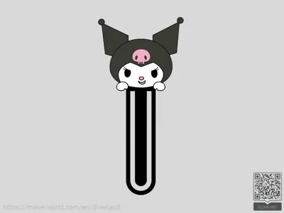 kuromi 3d print model download - MakerWorld