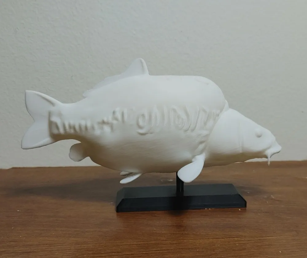 Carp Fish Mount (Mirror) - Free 3D Print Model - MakerWorld