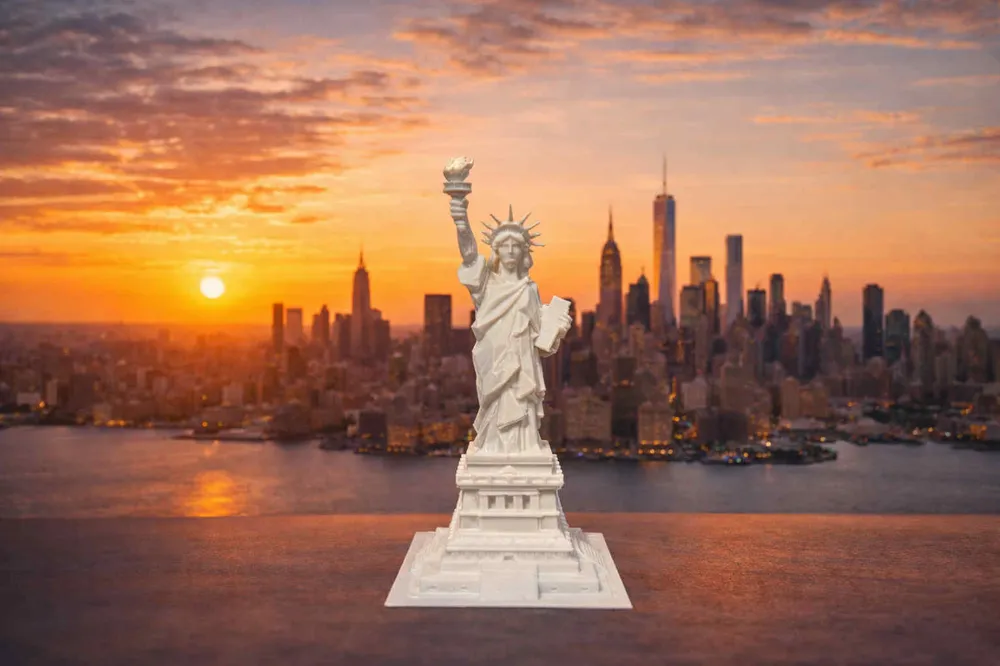 Estátua da Liberdade - Low Poly - Nova Iorque - Modelo gratuito para ...