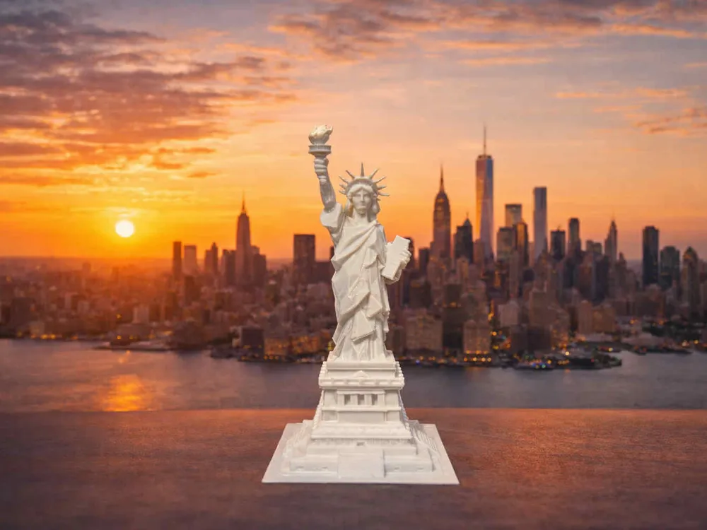 Statue de la Liberté - Low Poly - New York - Modèle d'Impression 3D ...