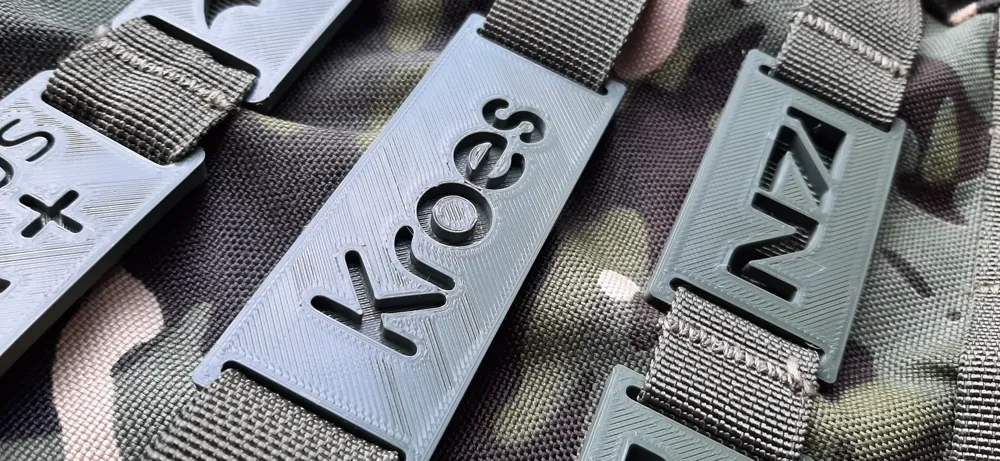 Molle Tag - Customizeable - 2 Sizes Remixed by Kroeskoppie - MakerWorld